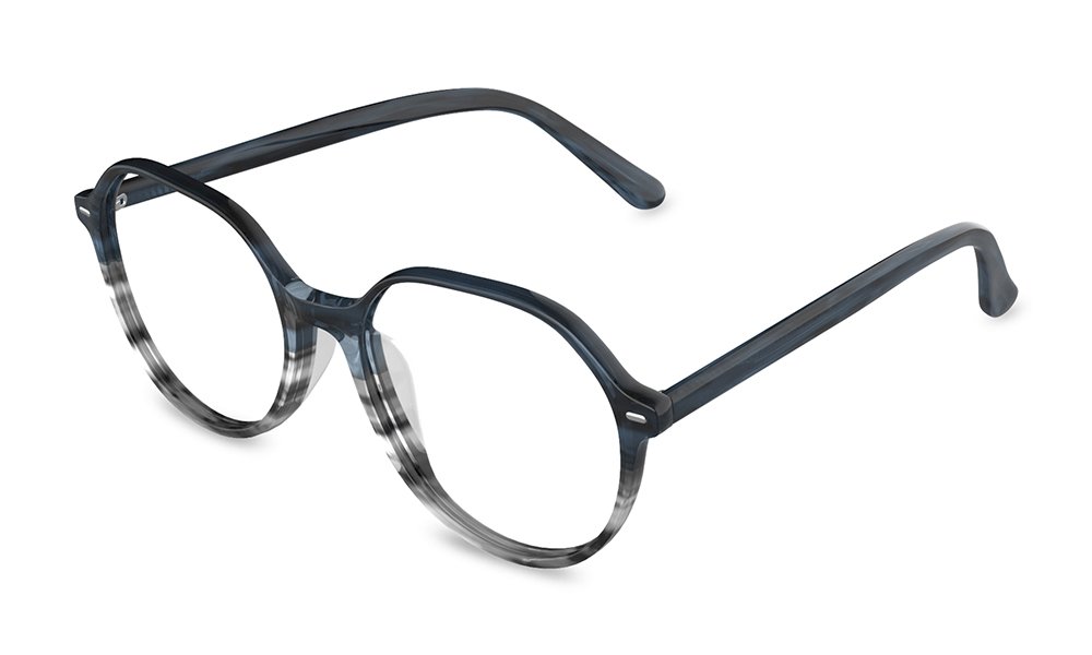 Caoimhe Clear Geometric Full Rim Eyeglasses Frame Framesbuy